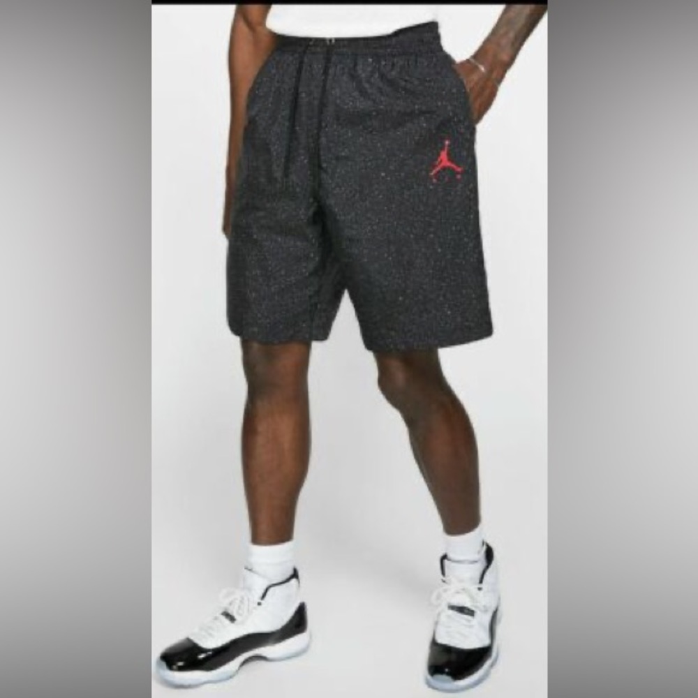 Nike Jordan Jumpman Cement Poolside Swim Shorts 9” Si… - Gem